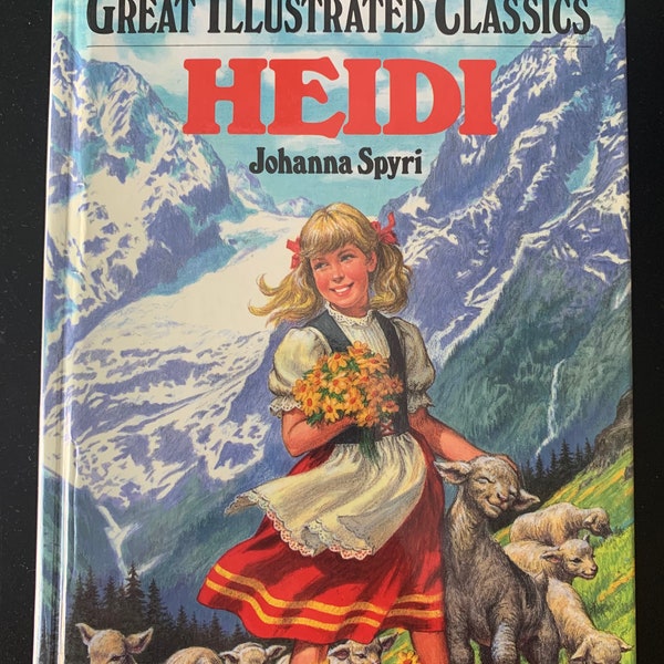 Vintage Heidi Book - Etsy