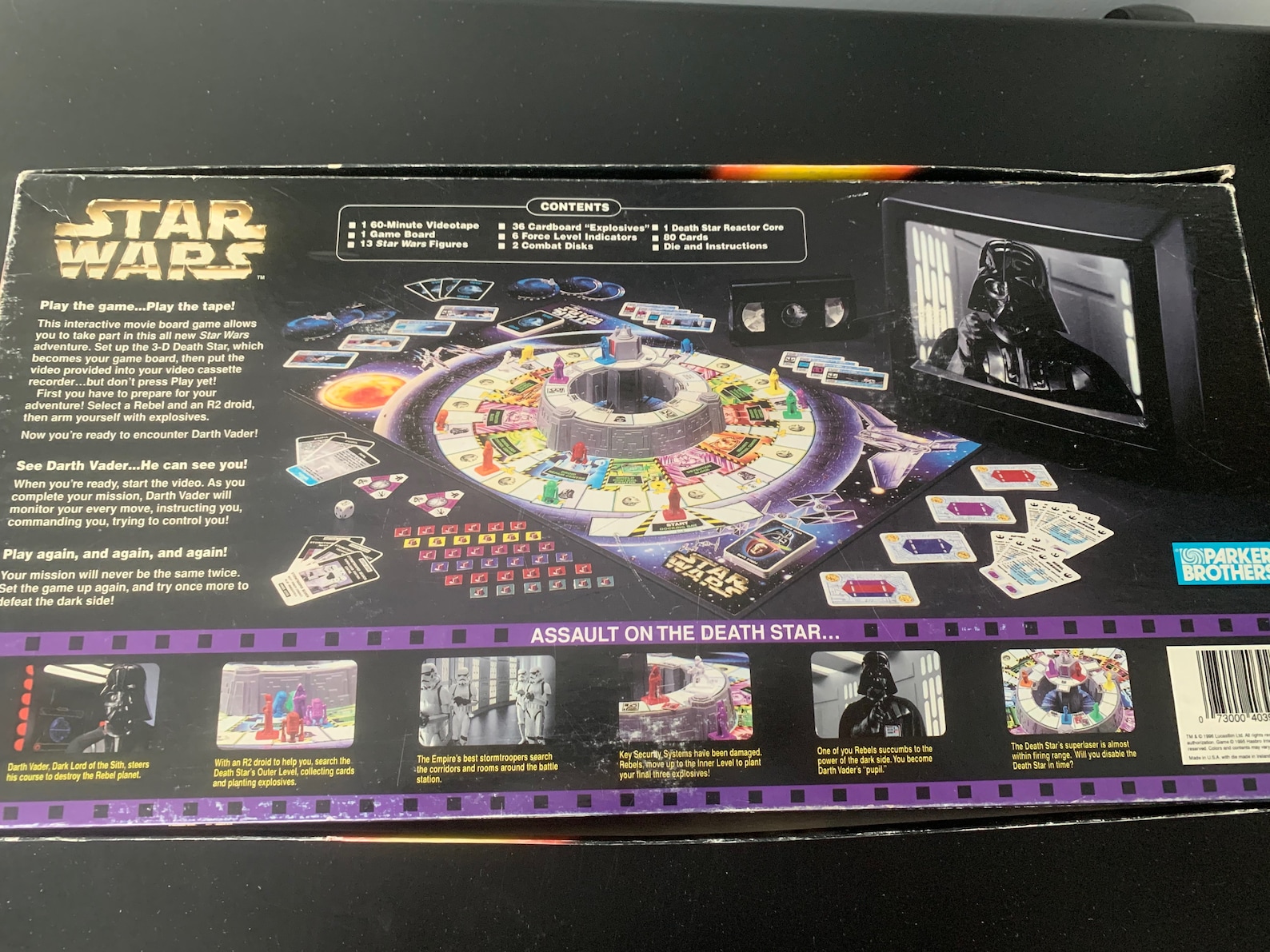 Star Wars the Interactive Video Board Game 1996 Complete - Etsy