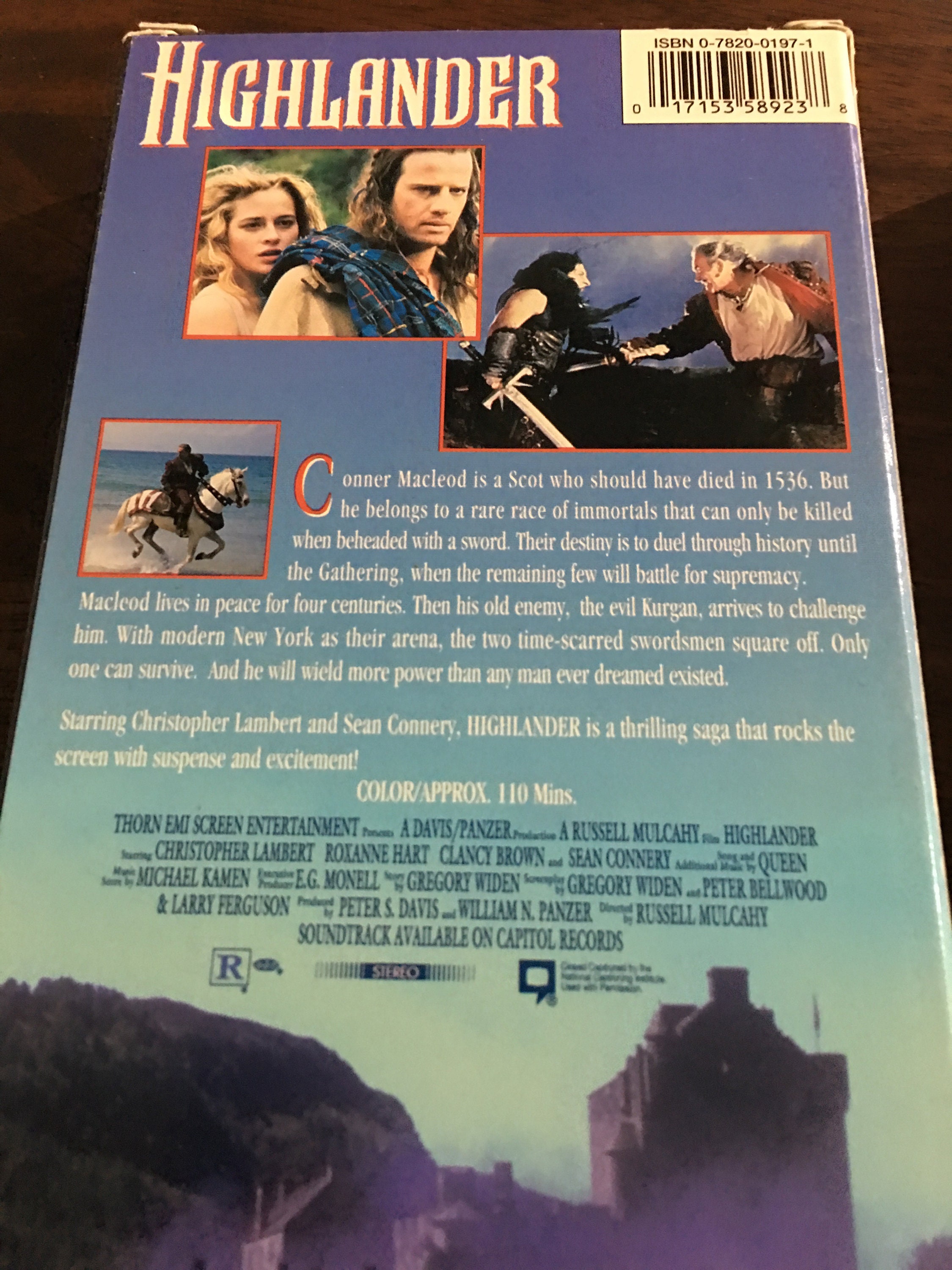 Highlander VHS Collection 3 VHS Film | Etsy