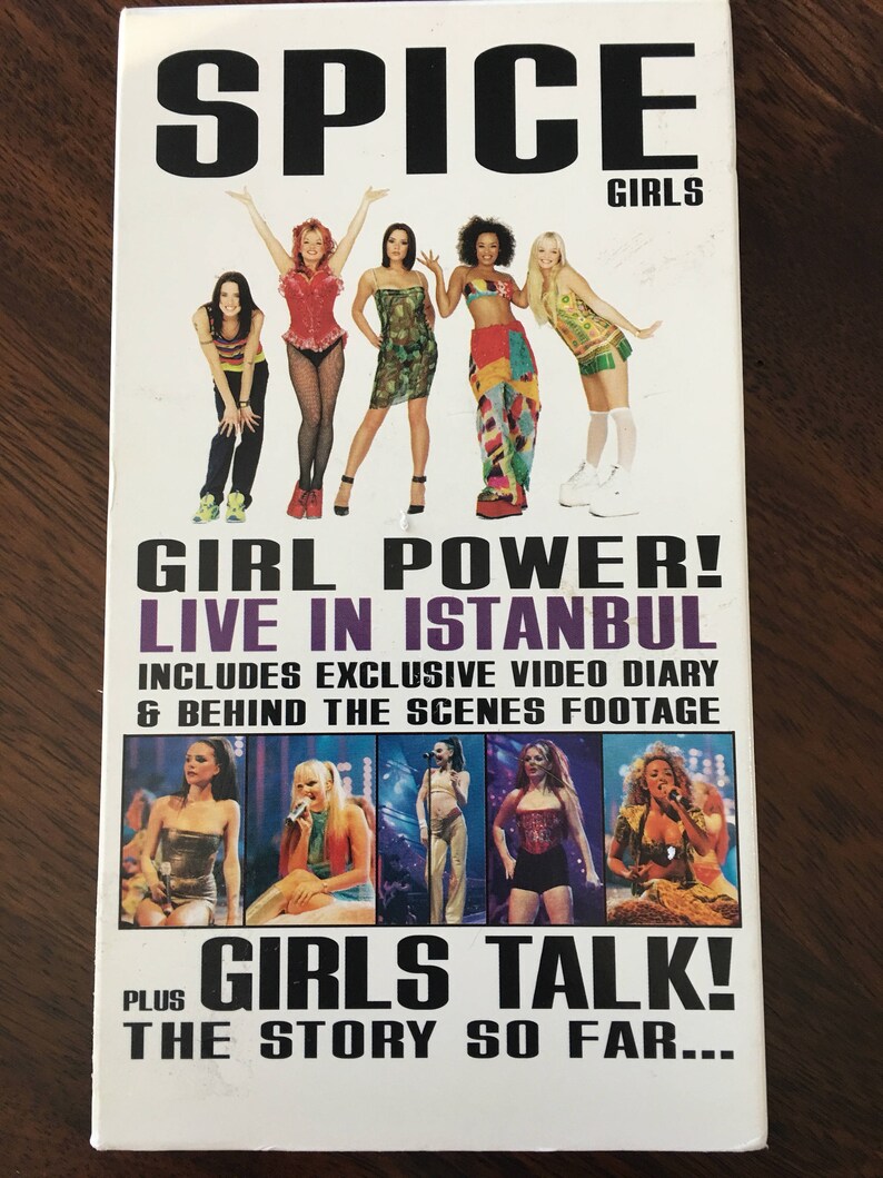 Spice Girls Girl Power VHS Video Live In Istanbul Movie | Etsy