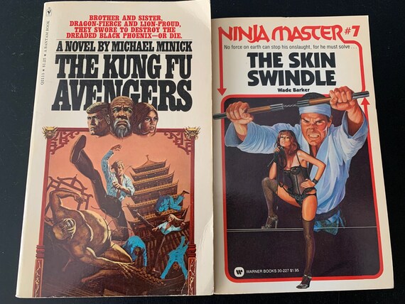 Ninja / Kung Fu Vintage Books 2 books 1970's-80's | Etsy