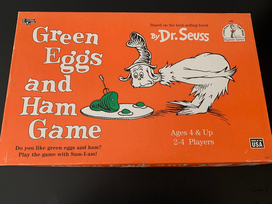 Green Eggs and Ham Board Game Dr. Seuss 1990's - Etsy UK