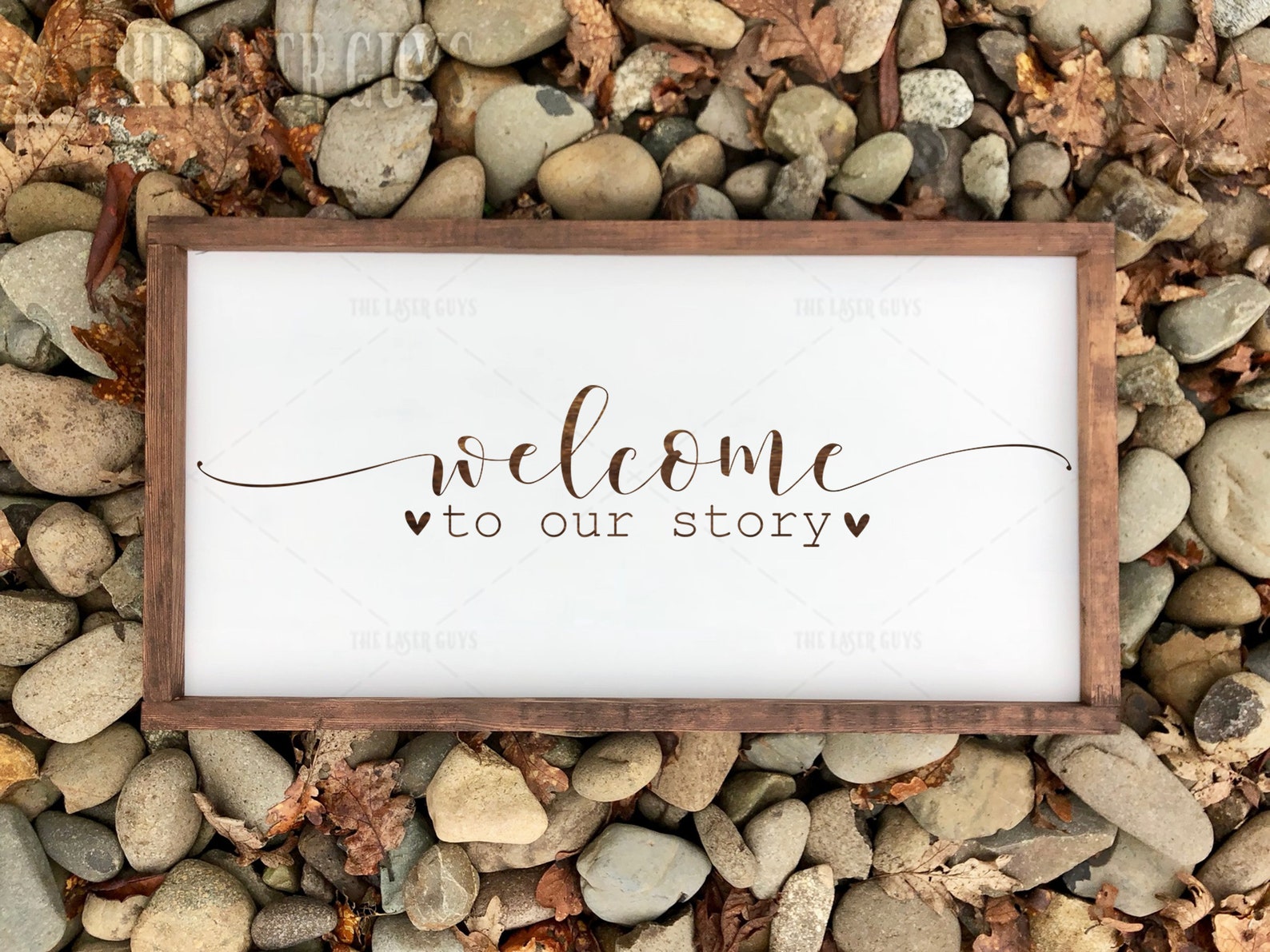 Welcome to our story home decor sign farmhouse wall decor | Etsy