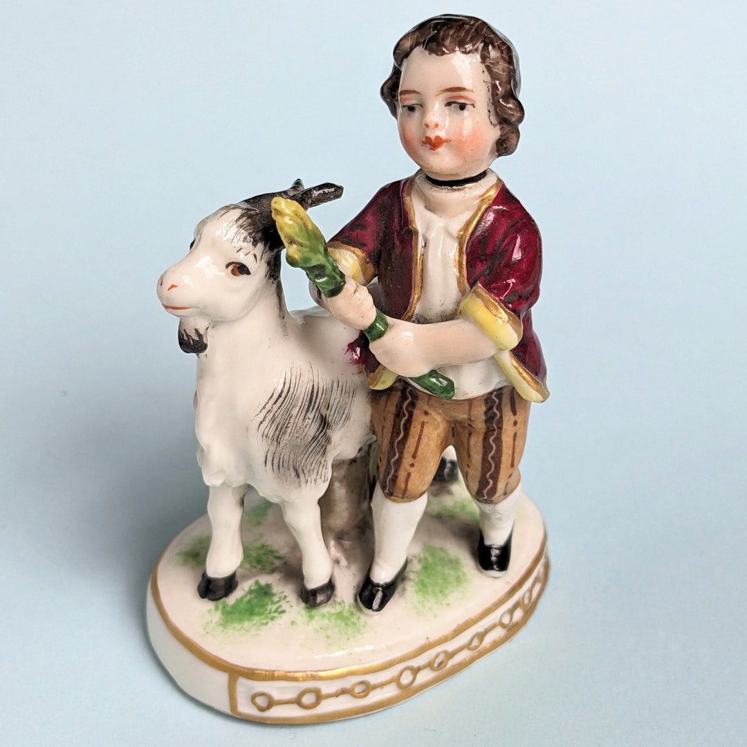 Antique Samson Porcelain Novelty Scent Bottle Little Boy & Goat - Etsy