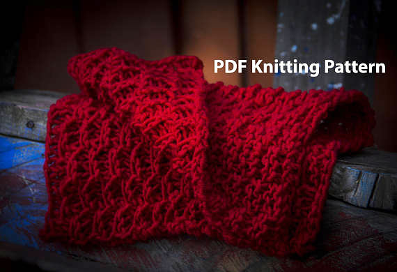PDF Knitting Pattern Easy Knitting Pattern Red Knit Baby - Etsy