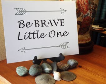 Be Brave Little One Wooden Sign - Etsy