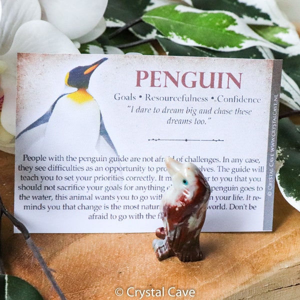 Penguin Stone - Etsy