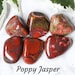 Poppy Jasper Crystal - Tumbled Stone - Polished Stone - Gemstone / Joy ...