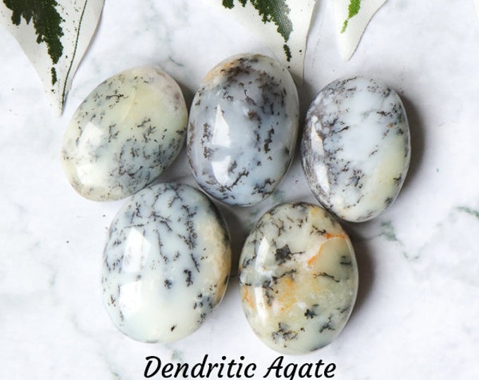 Dendritic Agate Crystal Tumbled Stone Polished Gemstone / Nervous and ...