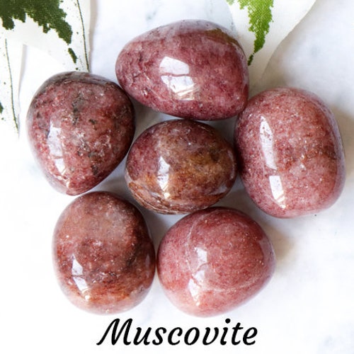 Muscovite Mica Crystal Tumbled Stone Polished Stone - Etsy