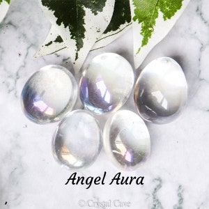 Angel Aura Crystal - Tumbled Stone - Polished Stone - Gemstone / for ...