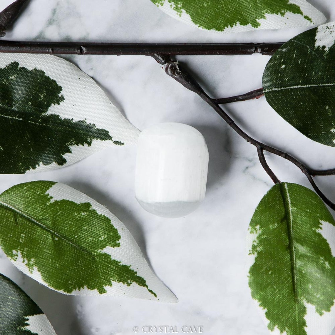 Selenite Crystal - Tumbled Stone Polished Gemstone / Spirituality Light ...