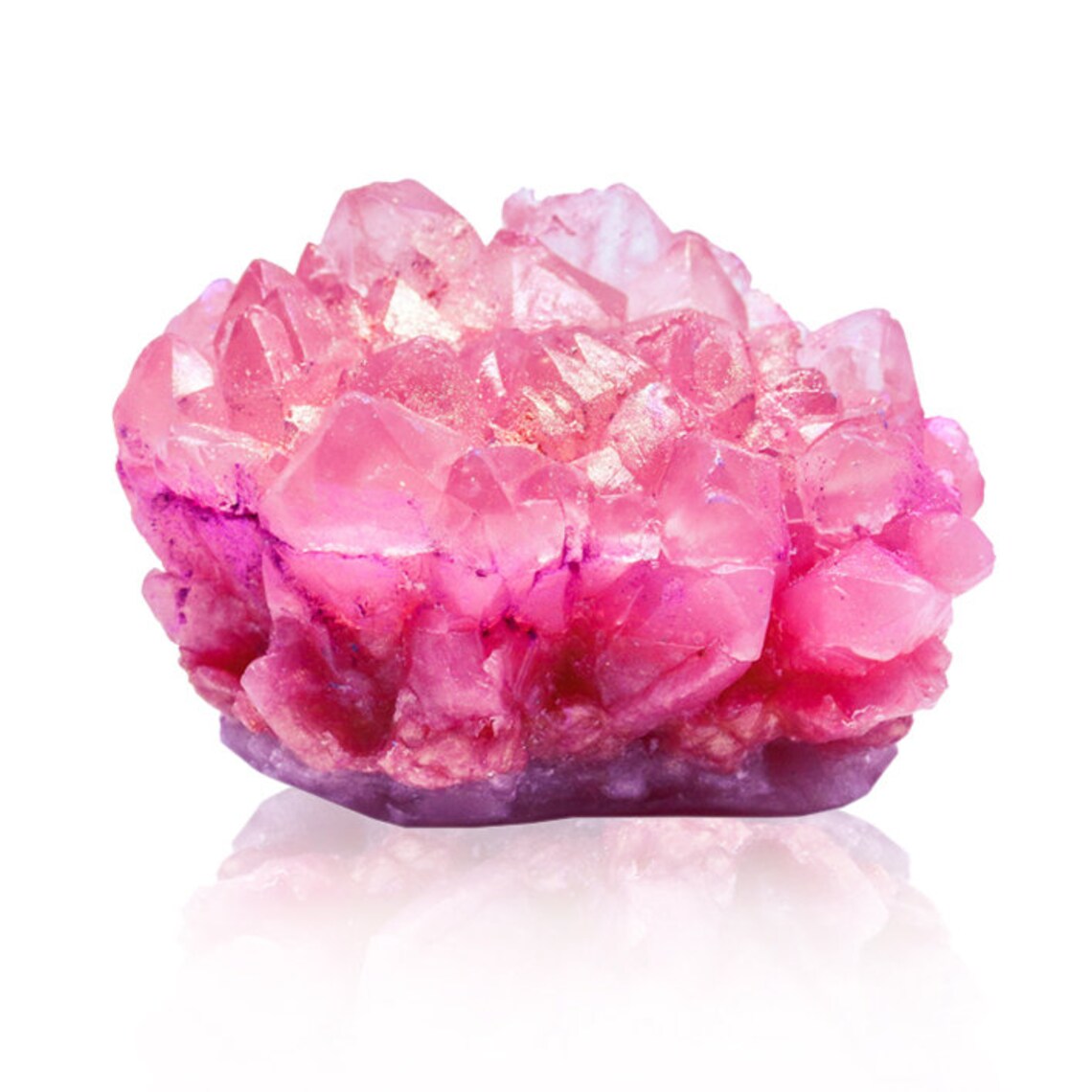 Rose Quartz Crystal Soap / Taurus Zodiac / January Birthstone / Heart ...