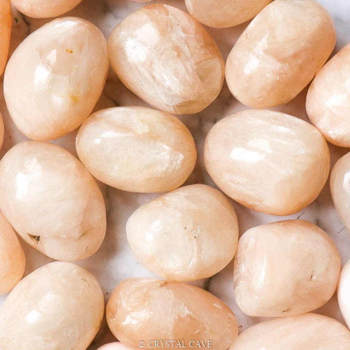 Stilbite Crystal - Tumbled Stone Polished Gemstone / Love Inner Peace ...