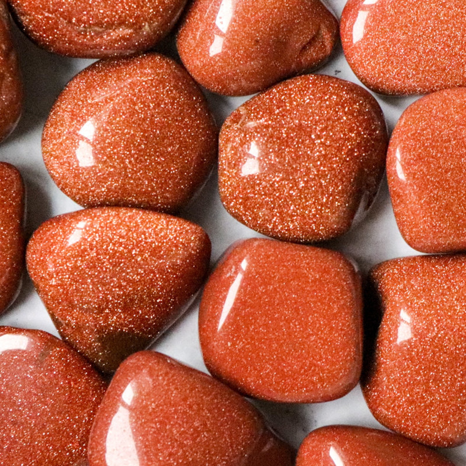 Goldstone Crystal Tumbled Stone Polished Stone Gemstone - Etsy