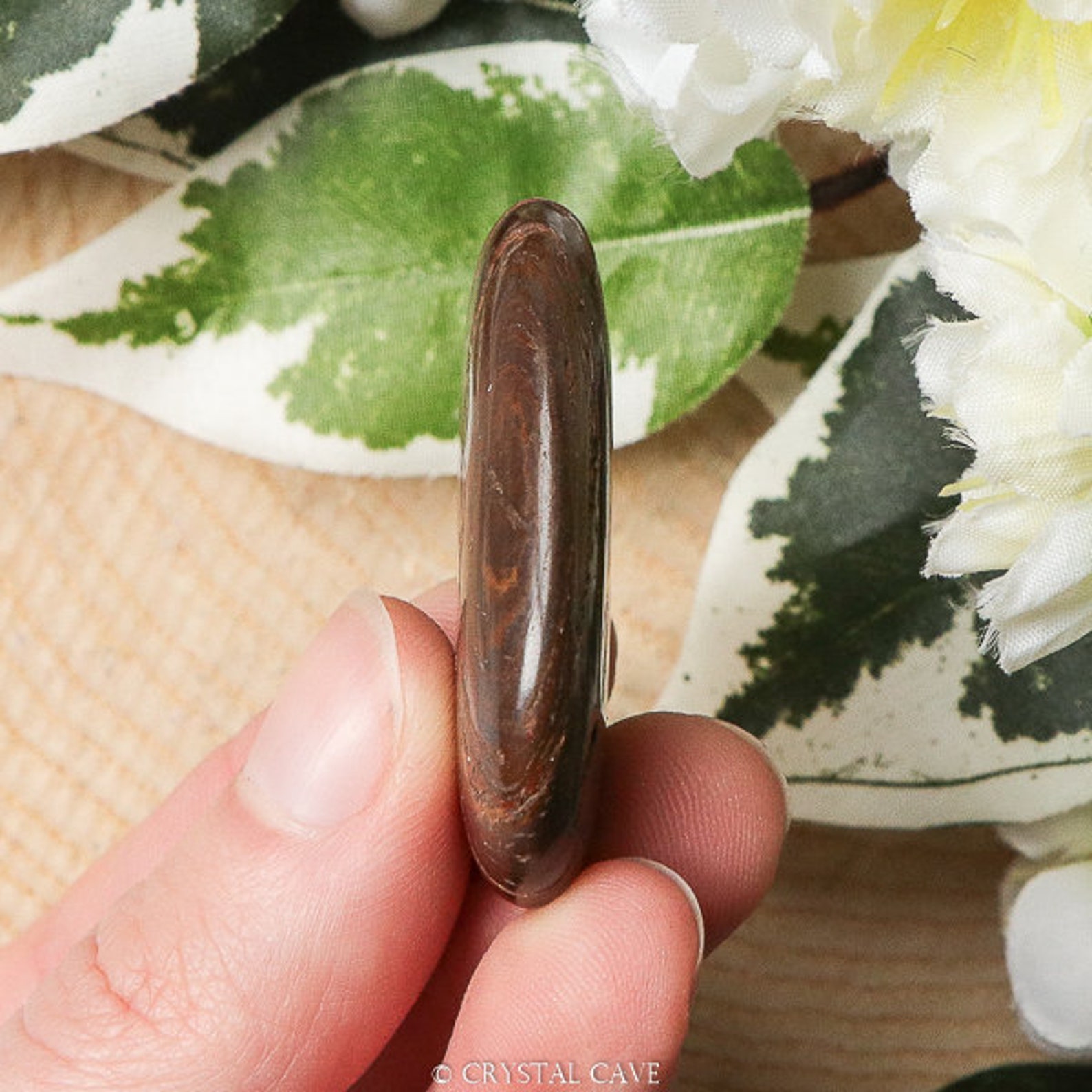 Tiger Iron Mugglestone Pocket Stone - Palm Stone Hand Cabochon Natural ...