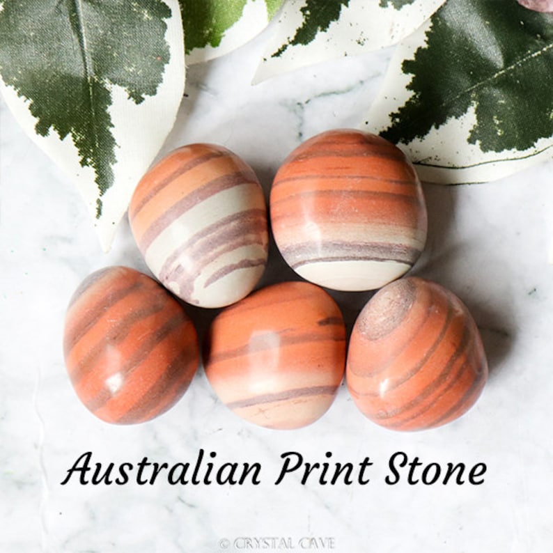 Australian Print Stone Crystal - Tumbled Stone - Polished Stone ...