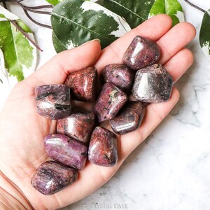 Ruby Crystal - Tumbled Stone Polished Gemstone / Life Force • Vitality ...