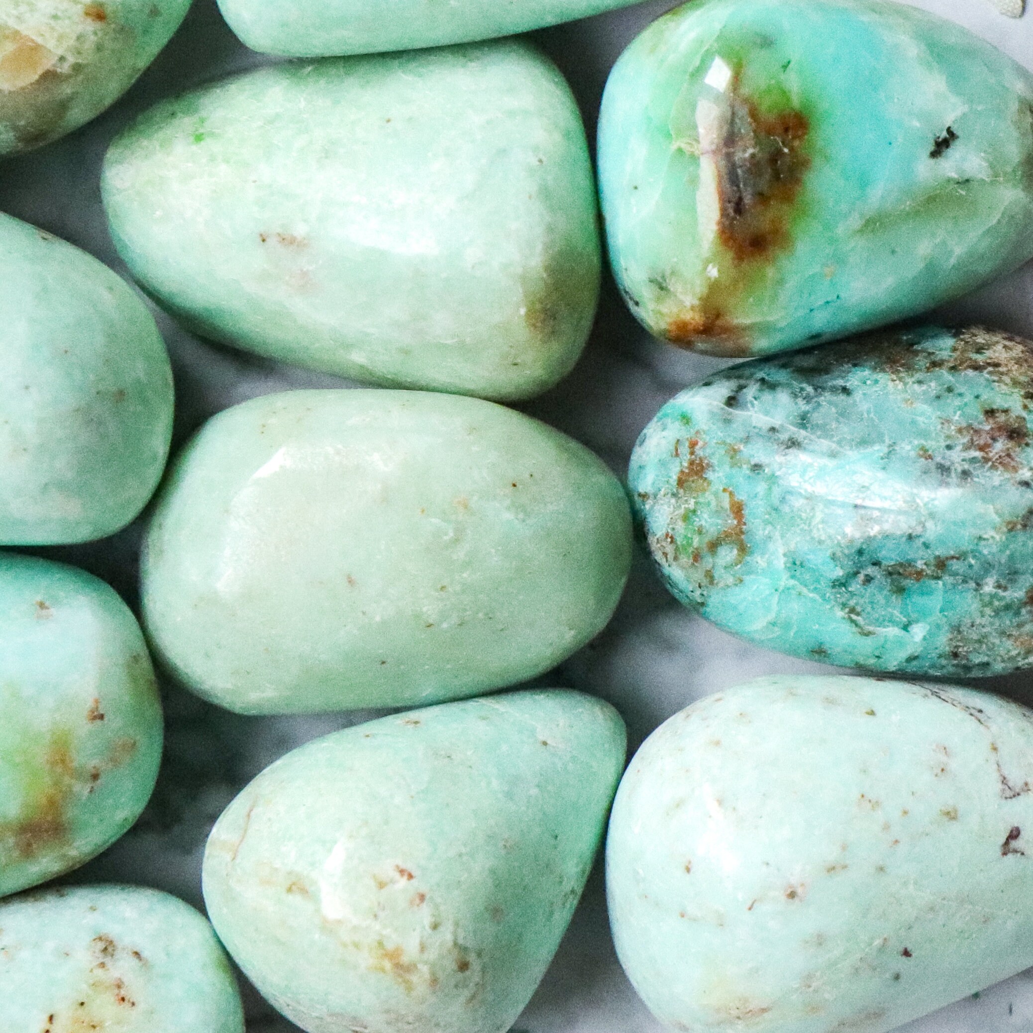 Variscite Crystal Tumbled Stone Polished Stone Gemstone | Etsy