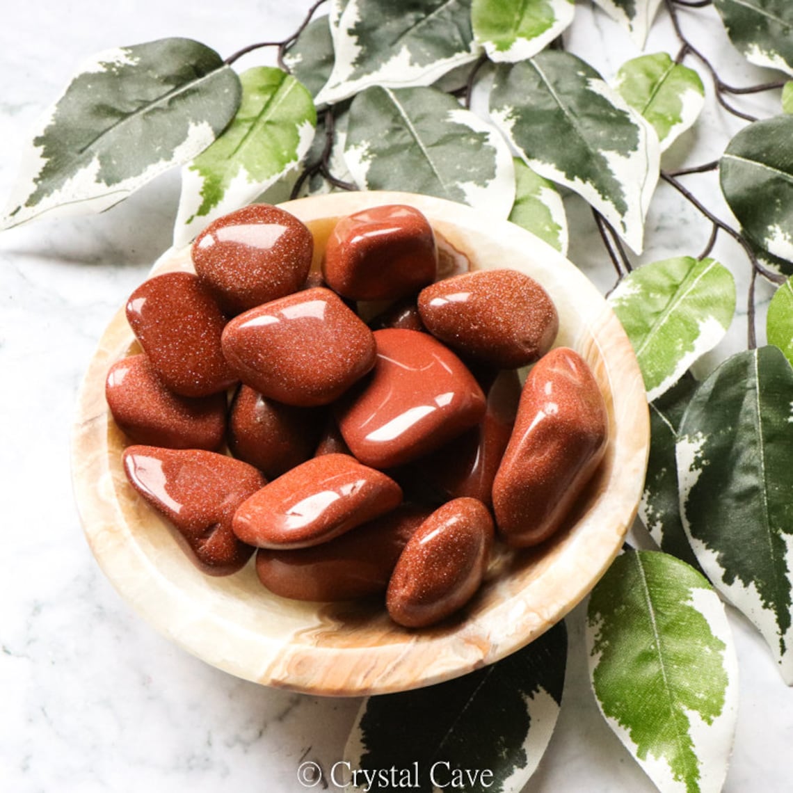 Goldstone Crystal Tumbled Stone Polished Stone Gemstone - Etsy