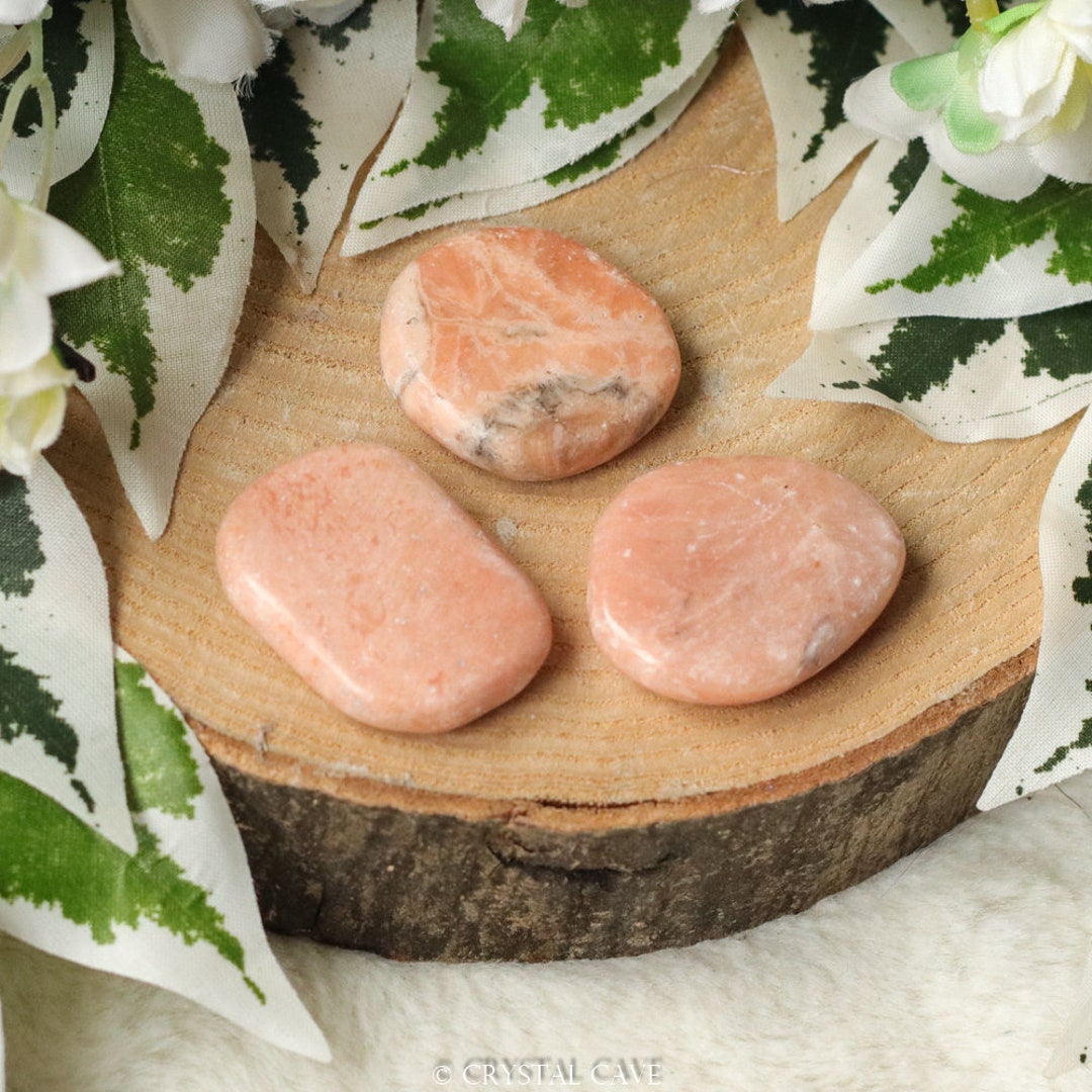 Barite Pocket Stone Palm Stone - Hand Stone Cabochon Natural Polished ...