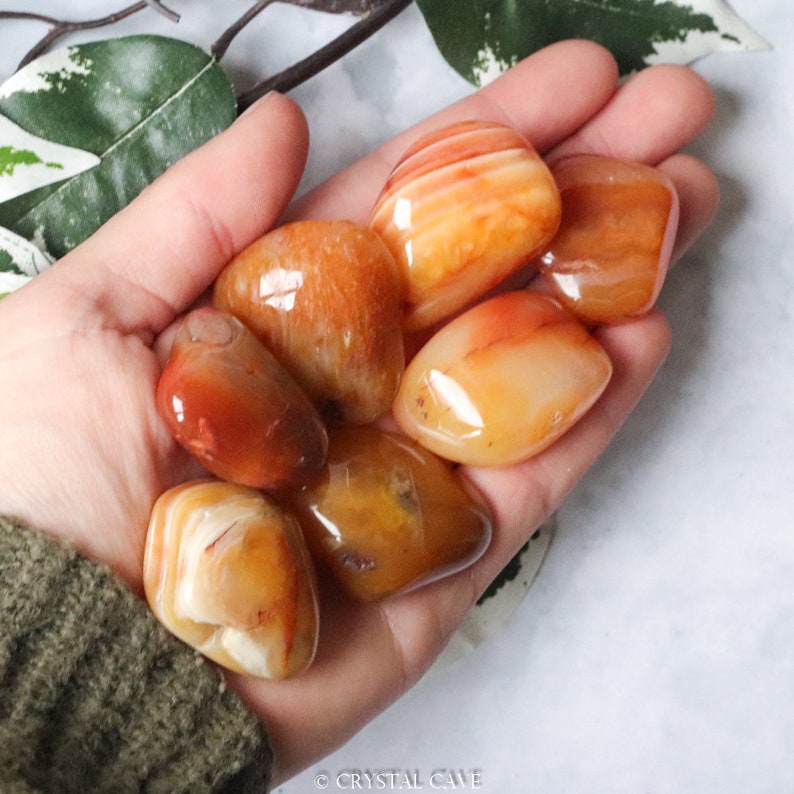 Sard Crystal Sarder Tumbled Stone Polished Stone Gemstone - Etsy