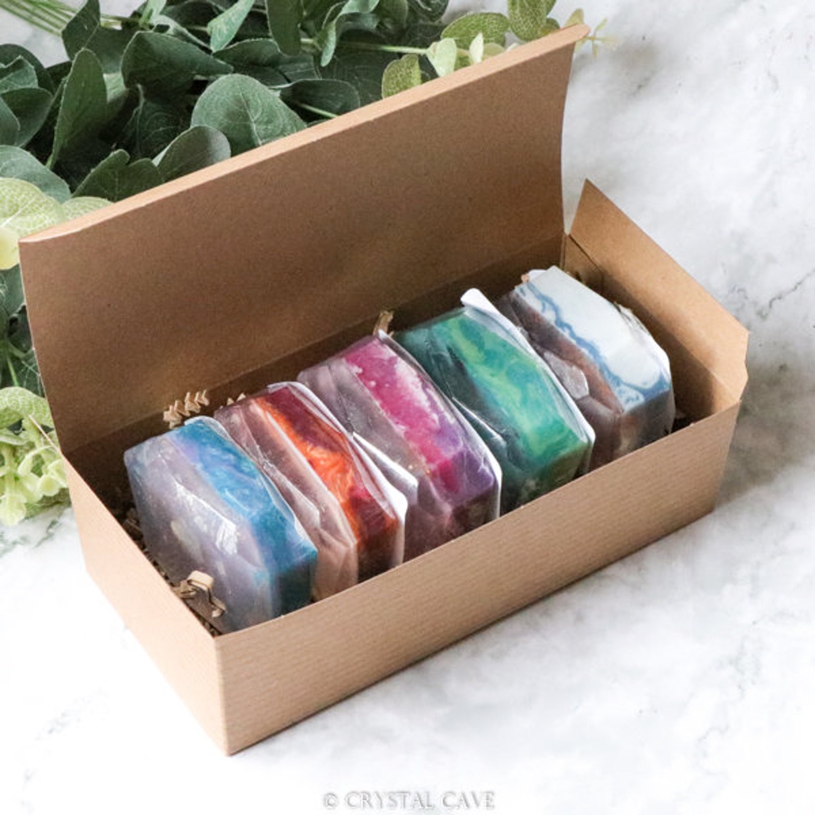 Crystal Soap Gift Set Box - Crystal Infused Skincare - Wedding Gift ...