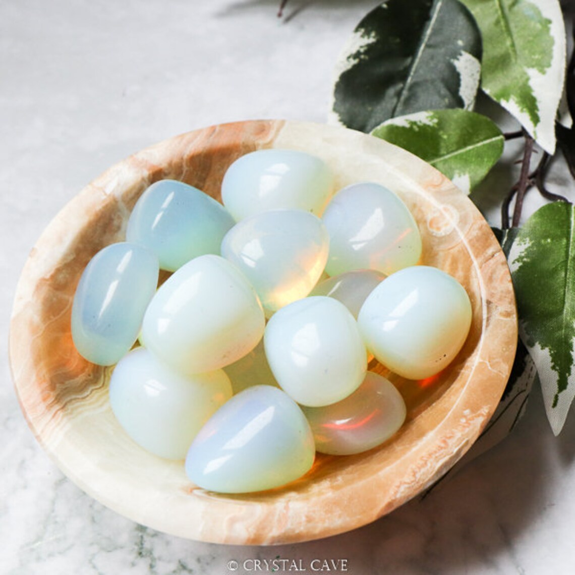 Opalite Crystal - Tumbled Stone - Polished Stone - Gemstone / for Self ...