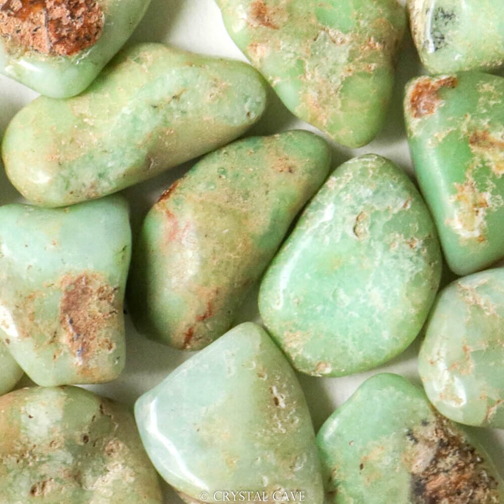 Chrysoprase Crystal Tumbled Stone Polished Stone | Etsy