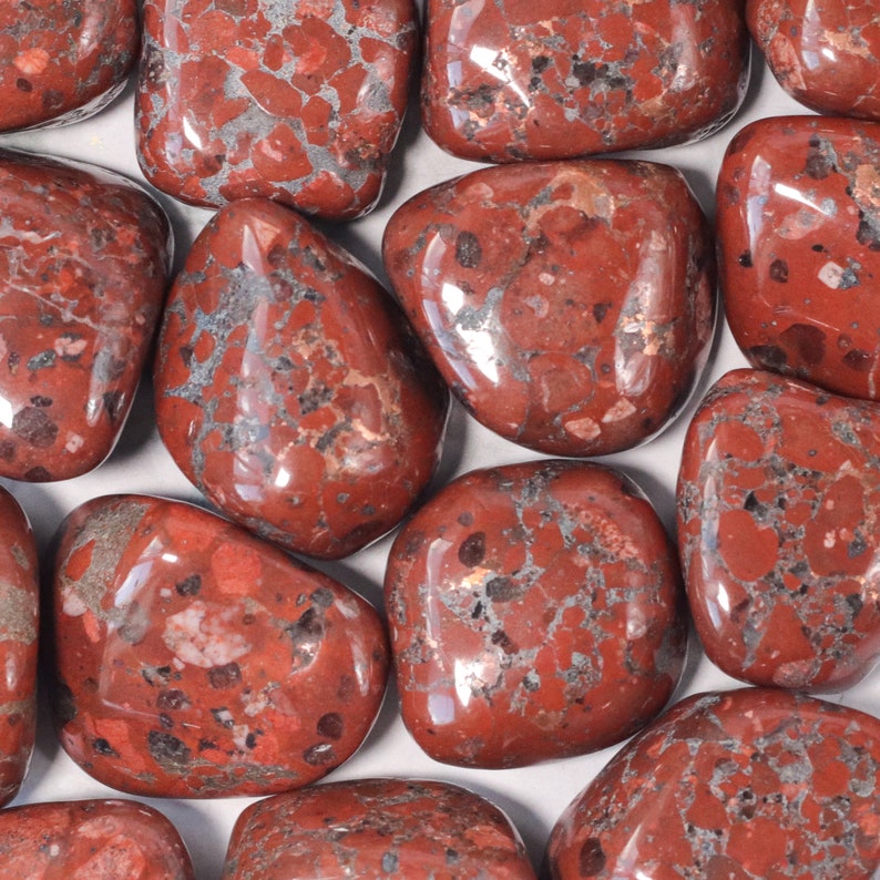 Kingston Copper Conglomerate Crystal - Tumbled Stone Polished Gemstone ...