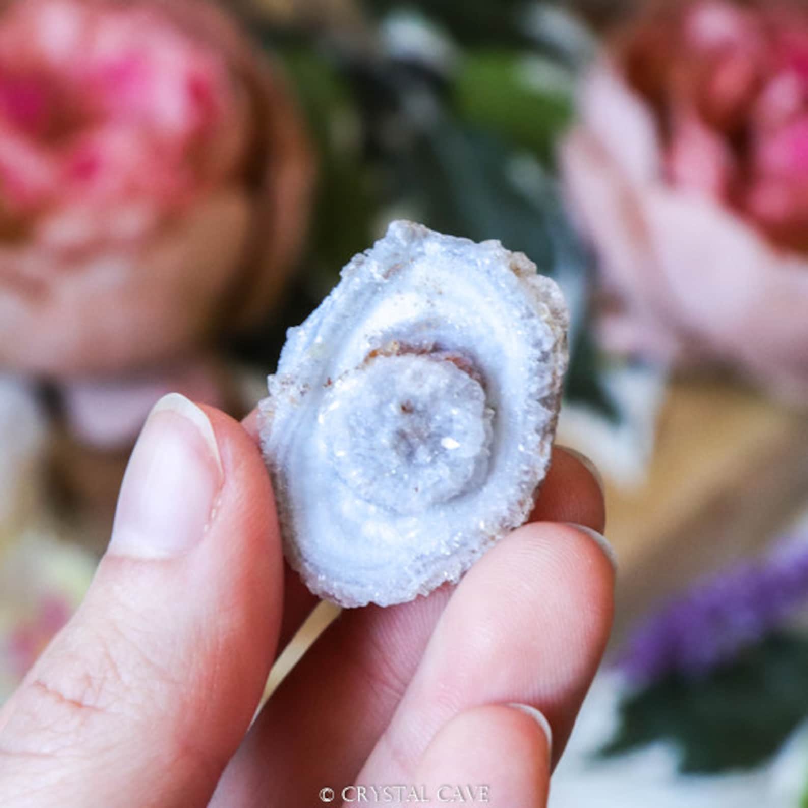 Raw Chalcedony Amorite Rose Crystal / Rough Natural Stone Lump - Etsy UK