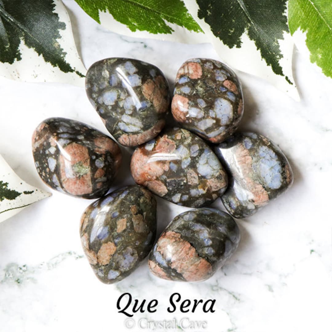 Que Sera Vulcanite Llanite Crystal - Tumbled Stone - Polished Stone ...