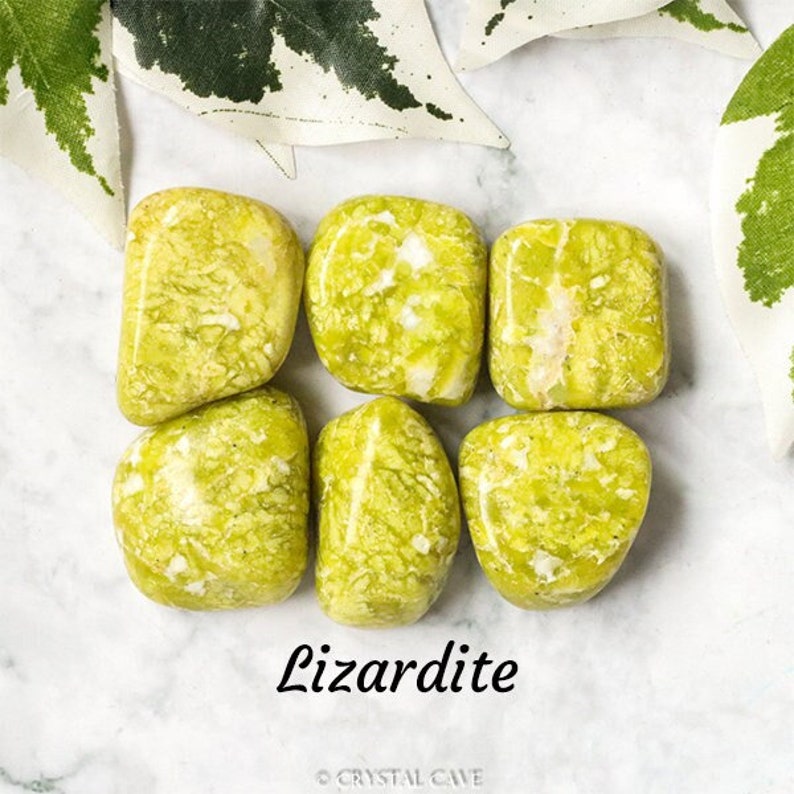 Lizardite Crystal Tumbled Stone Polished Gemstone / Manifestation ...