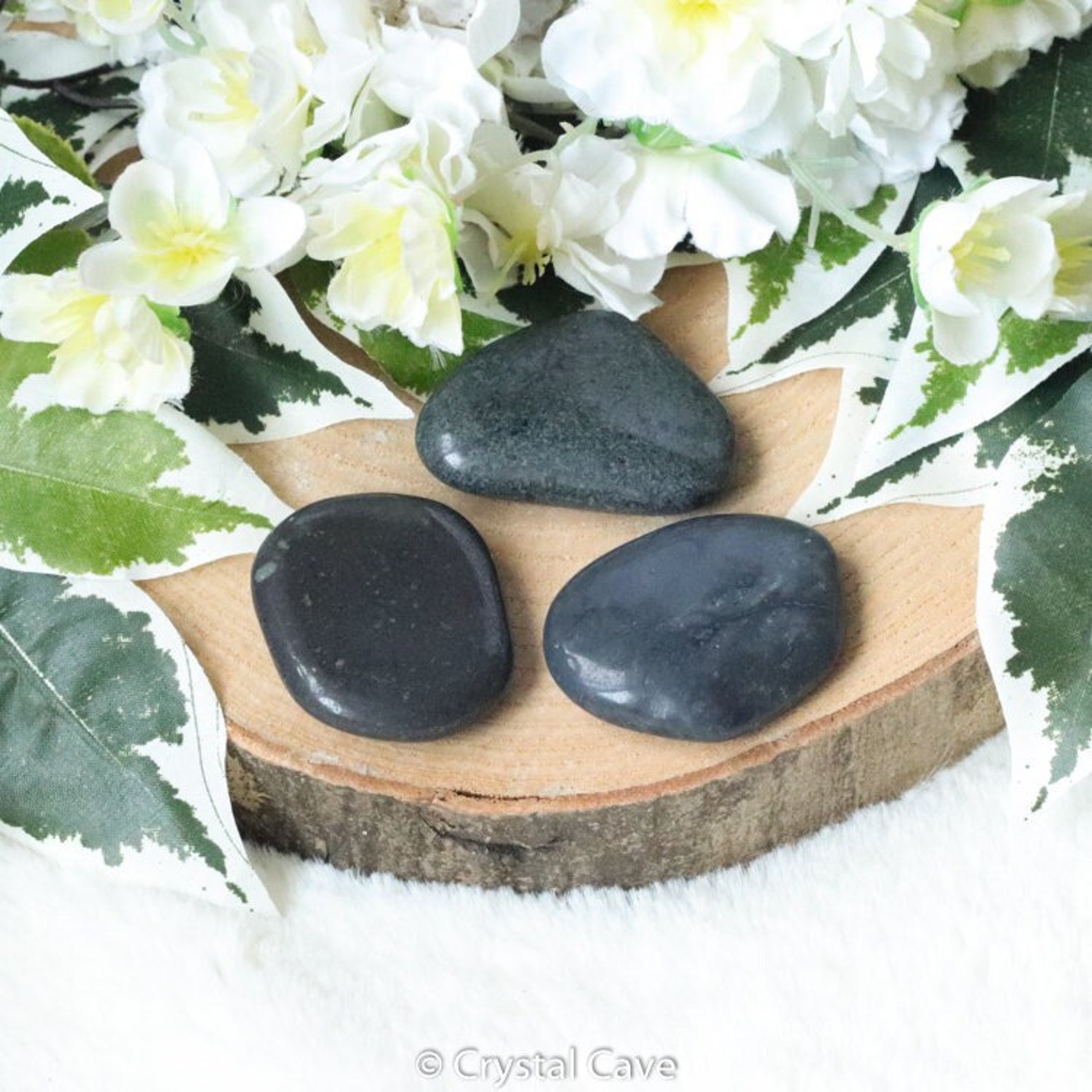 Basalt Pocket Stone - Palm Stone - Hand Stone - Cabochon Natural ...