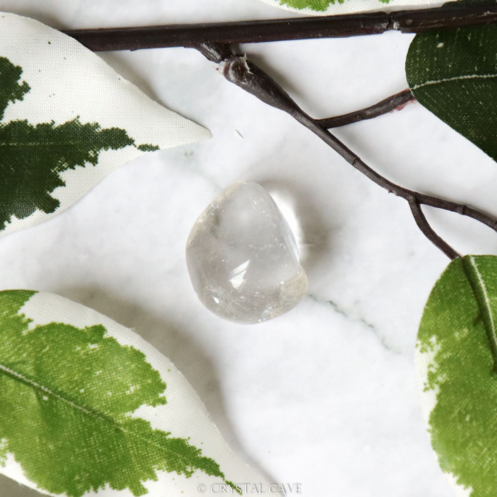 Clear Quartz Rock Crystal Tumbled Stone Polished Stone | Etsy