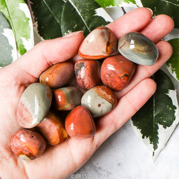 Polychrome Jasper Crystal - Tumbled Stone Polished Gemstone / Balance ...