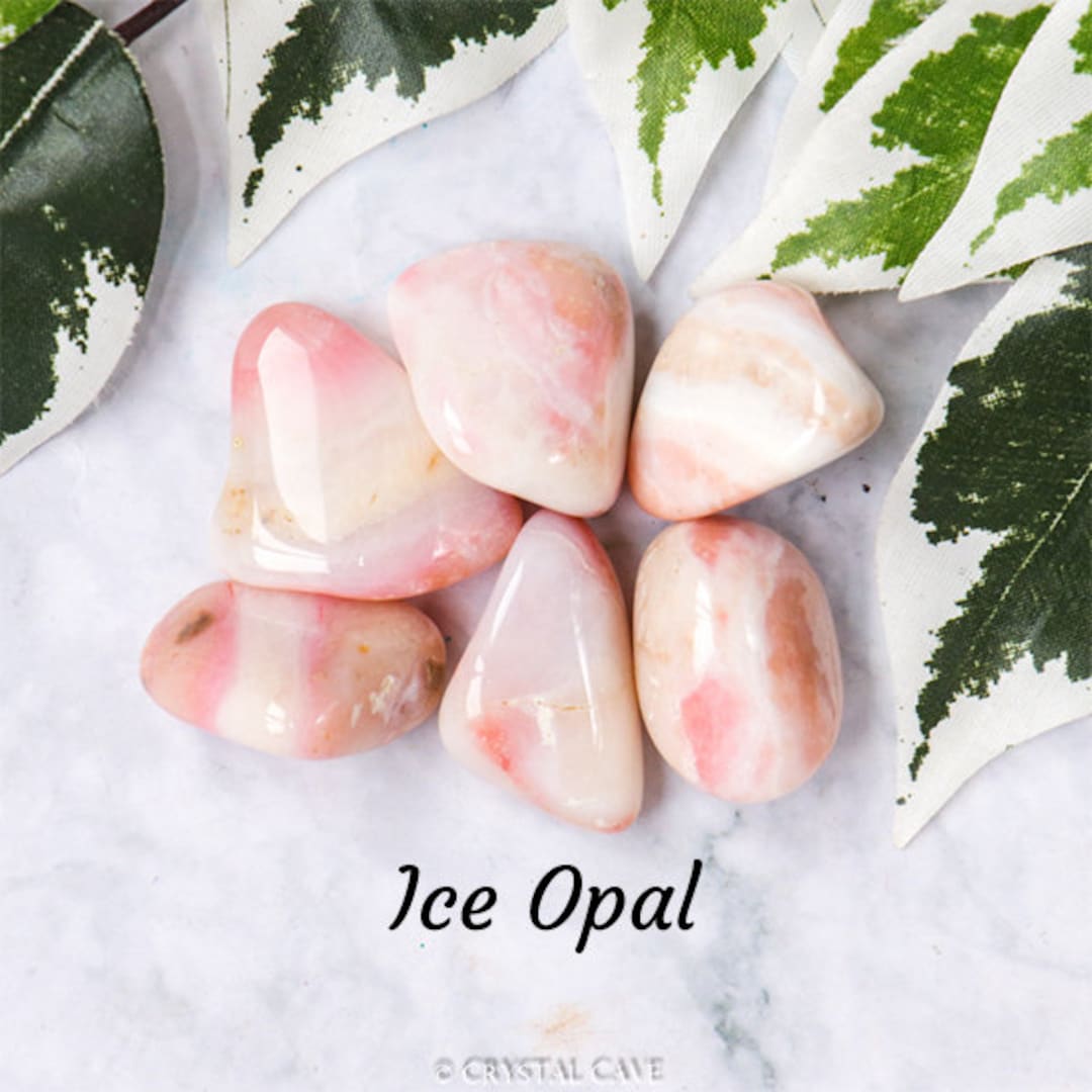 Ice Opal Crystal - Tumbled Stone Polished Gemstone / Healing ...