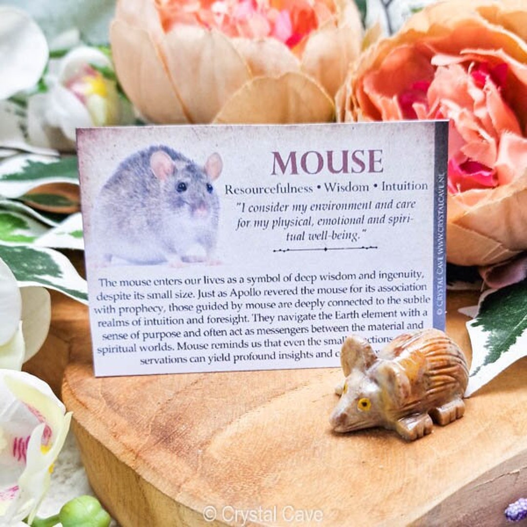 Soapstone Mouse - Spirit Animal Totem Power Gemstone Crystal Stone ...