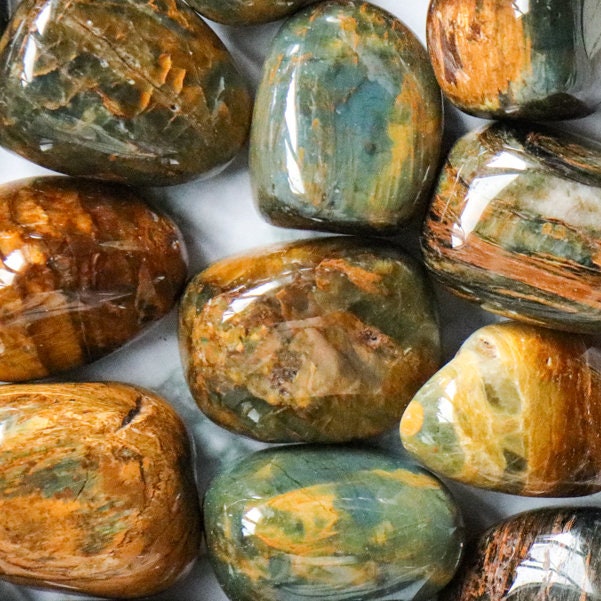 Nellite Tigrina Crystal Tumbled Stone Polished Tiger - Etsy