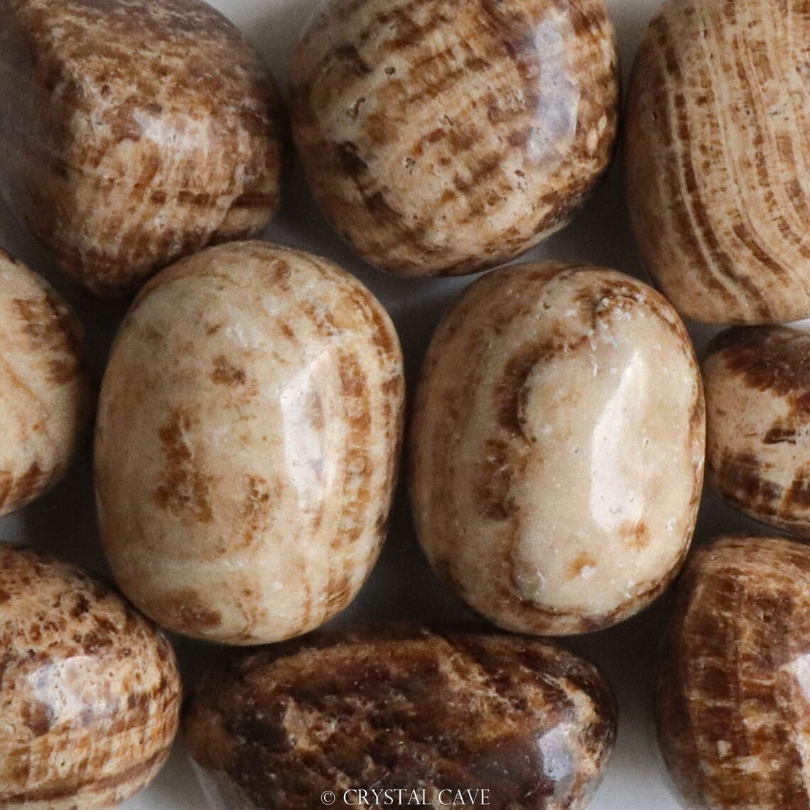 Brown Aragonite Crystal - Tumbled Stone Polished Gemstone / Balance ...