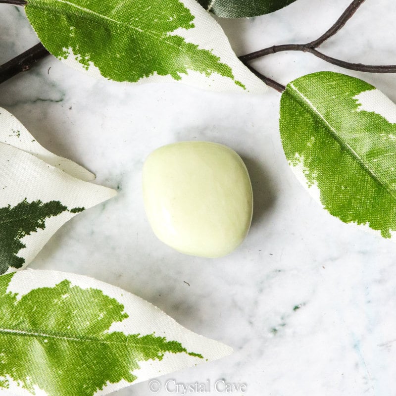 Lemon Chrysoprase Crystal - Tumbled Stone - Polished Stone - Gemstone ...