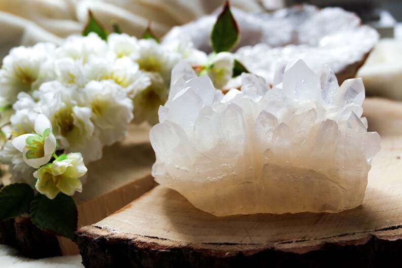 Rock Crystal Quartz Crystal Soap / Crown Chakra Meditation Tool ...