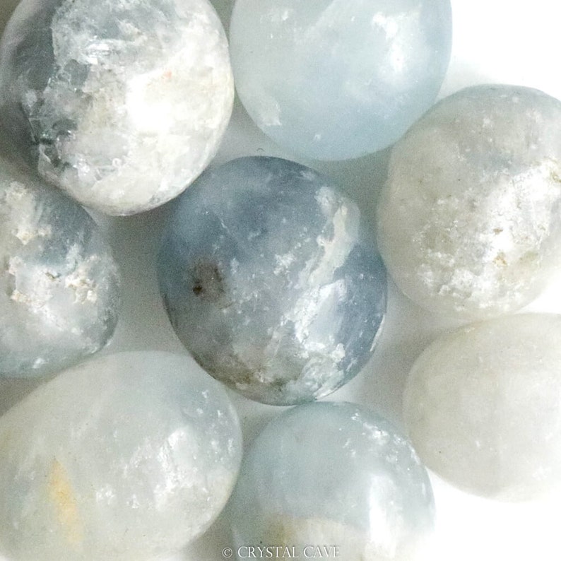 Celestite Crystal - Tumbled Stone - Polished Stone - Gemstone / for ...