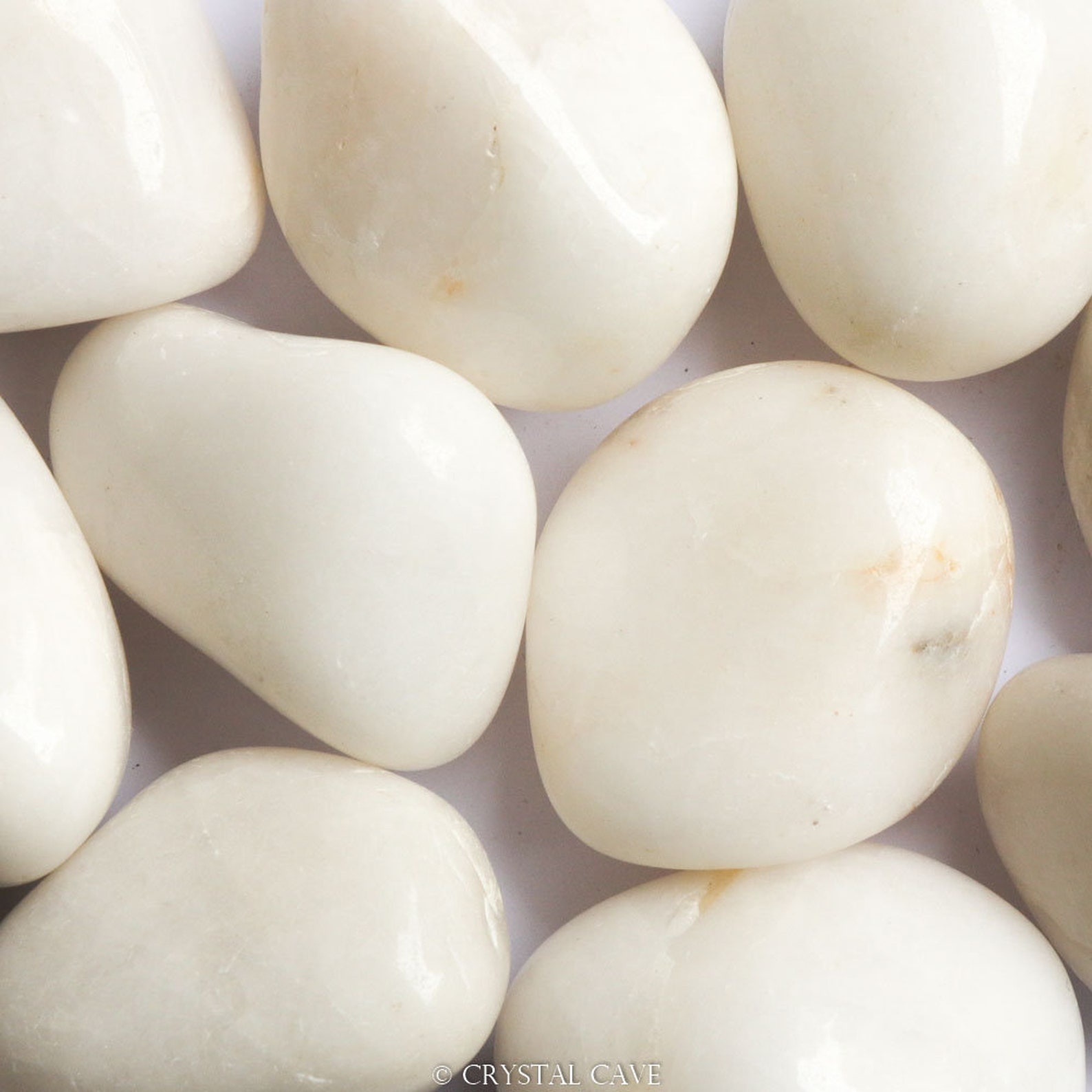 Snow Quartz Crystal Tumbled Stone Polished Gemstone / Feminine Energy ...