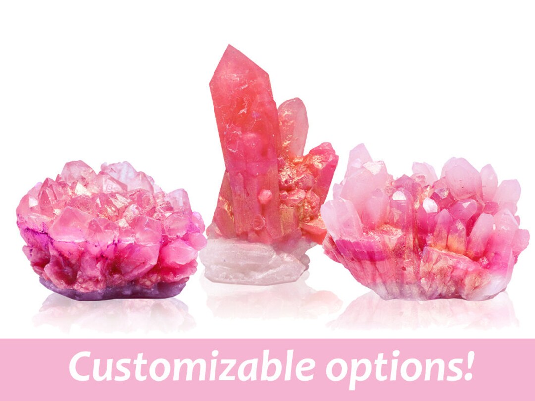 Rose Quartz Crystal Soap / Taurus Zodiac / January Birthstone / Heart ...