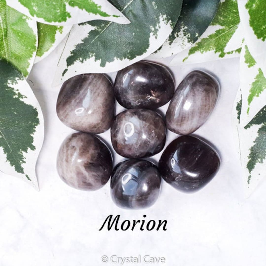 Morion Crystal - Tumbled Stone Polished Gemstone / Letting Go ...