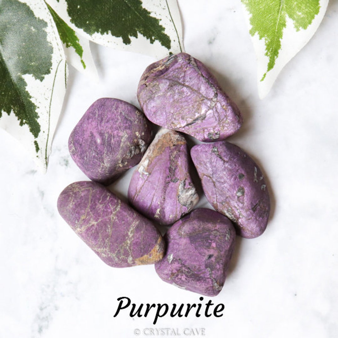 Purpurite Crystal - Tumbled Stone - Polished Stone - Gemstone / for ...