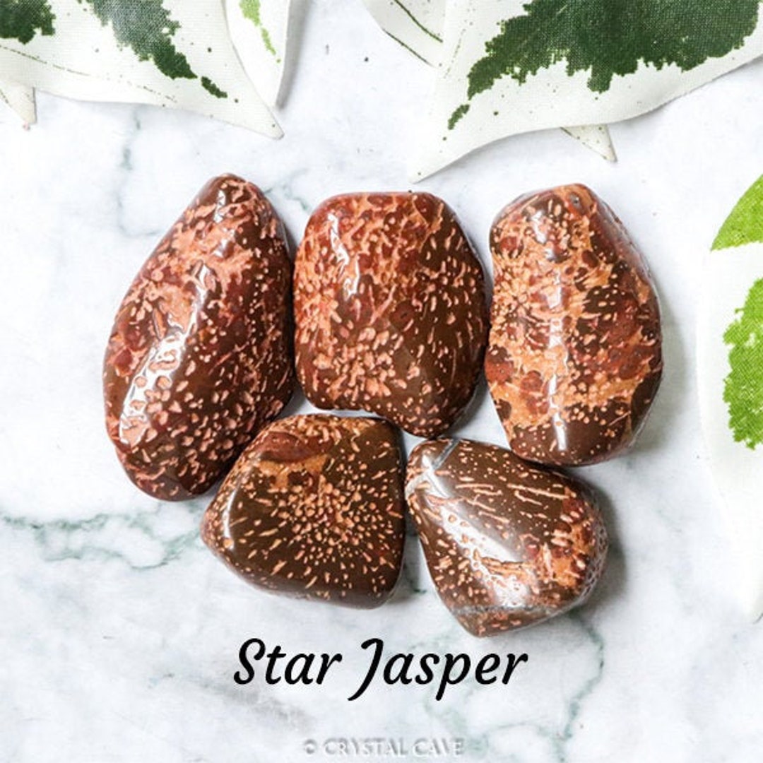 Star Jasper Crystal - Tumbled Stone Polished Gemstone / Changes ...