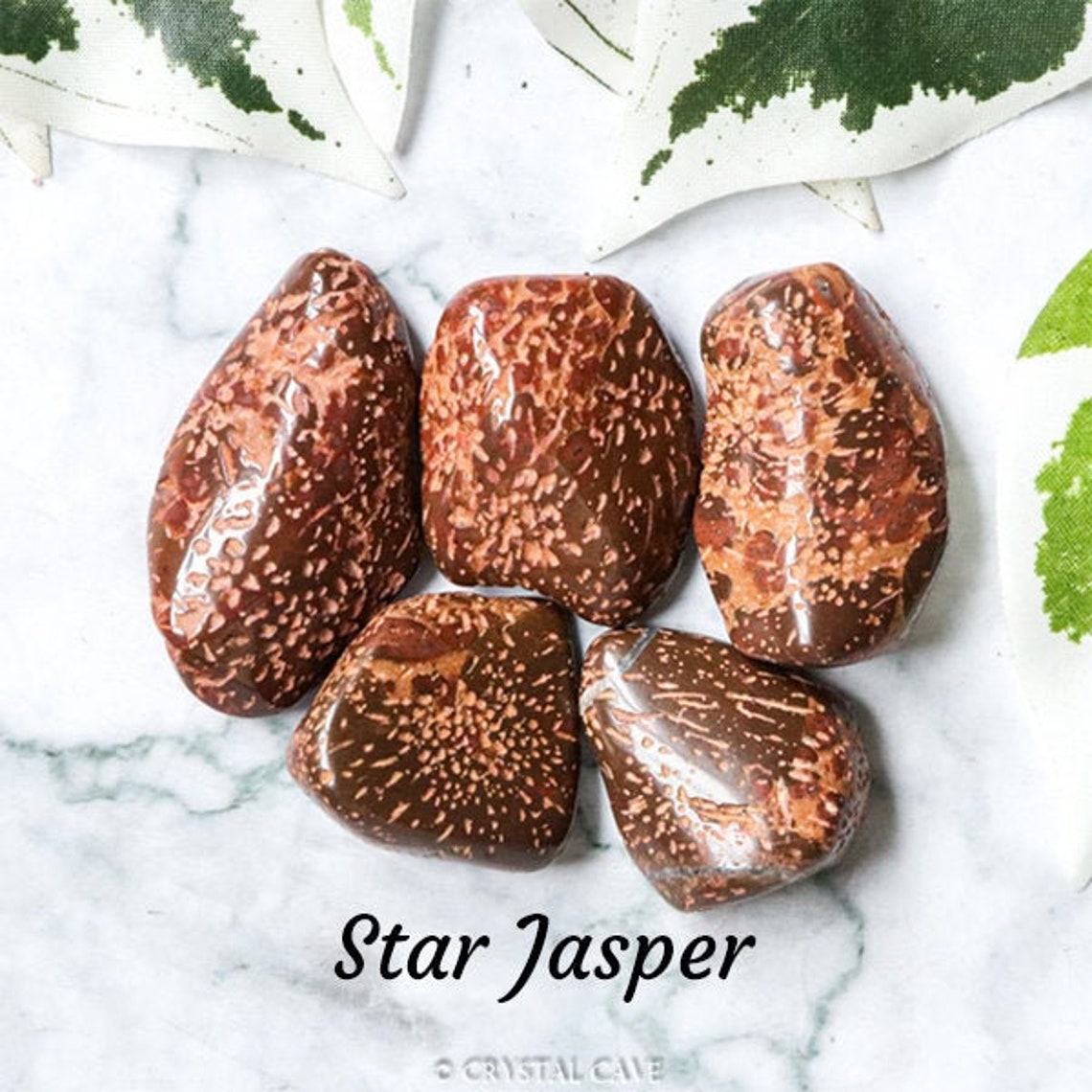 Star Jasper Crystal Tumbled Stone Polished Stone - Etsy