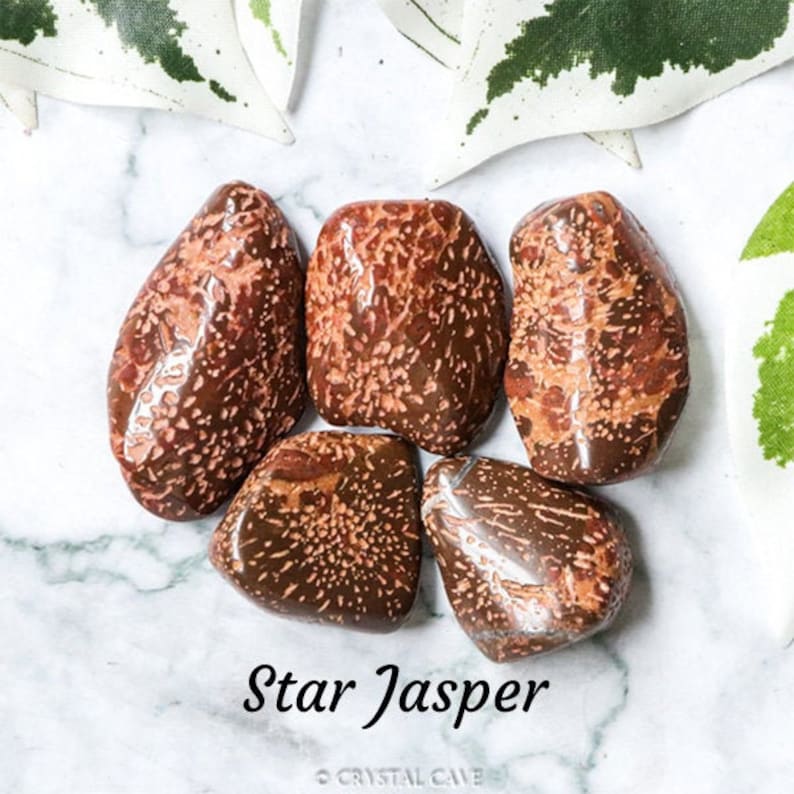 Star Jasper Crystal Tumbled Stone Polished Stone - Etsy